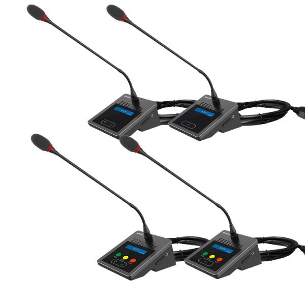 Quality HUAIN Desktop Digital Wired Audio Video Conference Microphone System Professiona for sale