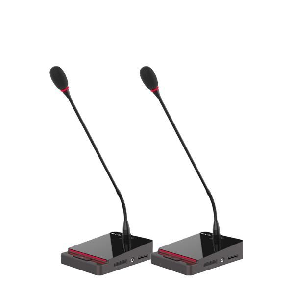 Quality HUAIN Table Top Digital Audio Basic Wired Gooseneck Congress Chairman Microphone for sale