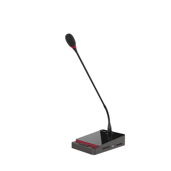 Quality HUAIN Table Top Digital Audio Basic Wired Gooseneck Congress Chairman Microphone for sale