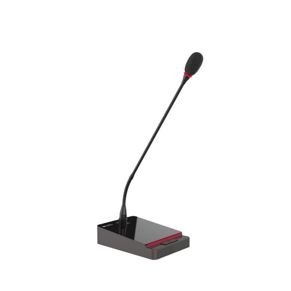 Quality HUAIN Table Top Digital Audio Basic Wired Gooseneck Congress Chairman Microphone for sale