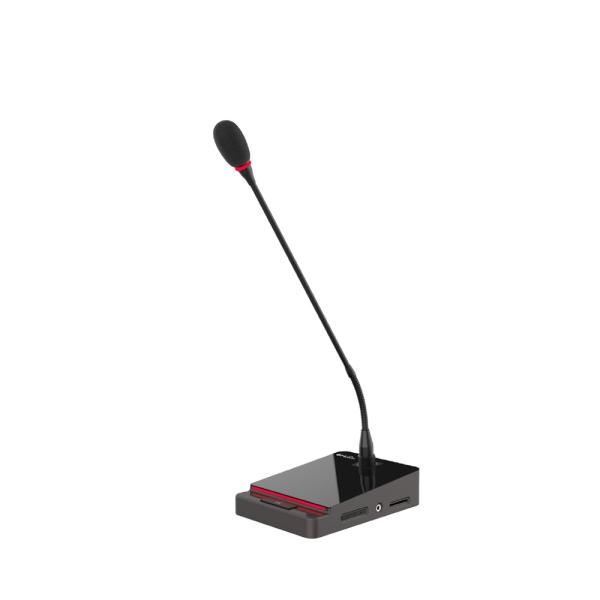 Quality HUAIN Table Top Digital Audio Basic Wired Gooseneck Congress Chairman Microphone for sale