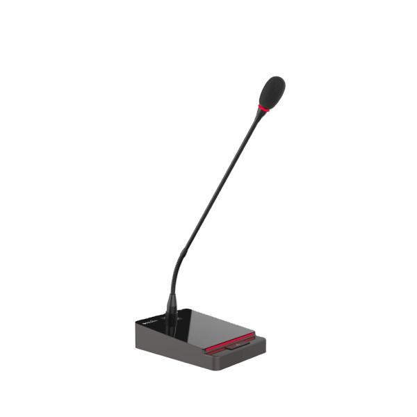 Quality HUAIN Table Top Digital Audio Basic Wired Gooseneck Congress Chairman Microphone for sale