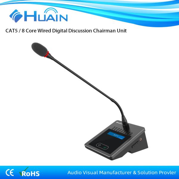 Quality HUAIN Parliamentary Wired Meeting Microphone Table Digital Conference System for sale