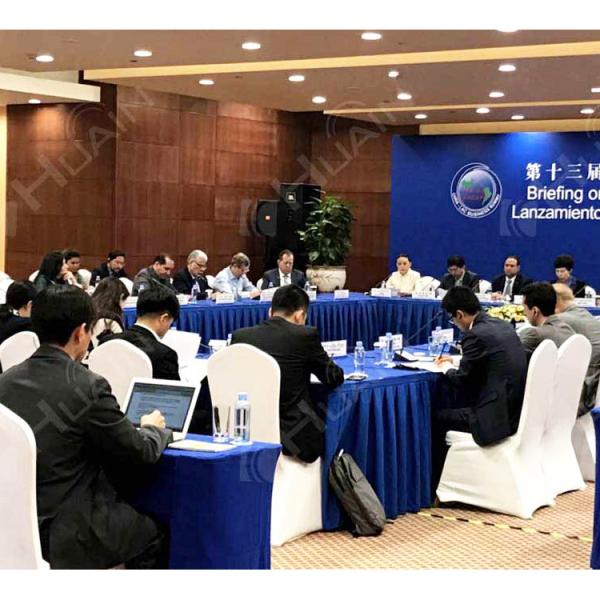Quality HUAIN Audio Visual System Wired Basic Conference Delegate Microphone System with for sale