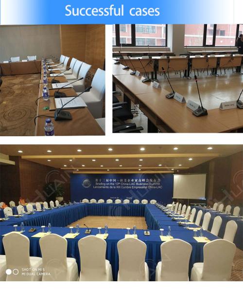 Quality HUAIN Digital Basic Gooseneck Wired Delegate Conference Microphone Console for for sale