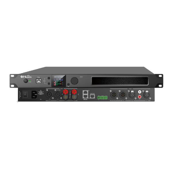 Quality 2*2 Way Network Ethernet Audio With DSP Power Amplifier Digital Processor Dante Amplifier for sale