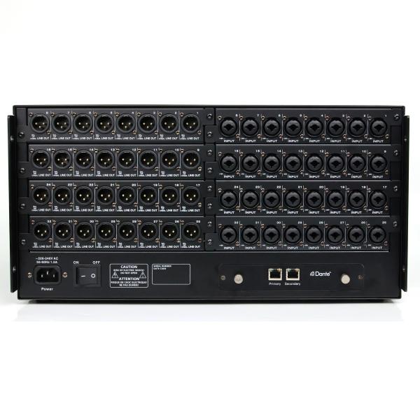 Quality 32 Channel Dante Analog Switch Audio Interface Box with 48V Phantom Power Control for sale