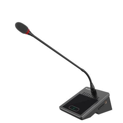 China HUAIN Network Conference System Table Microphone DSP Wired Dante Microphone Unit Conference Microphone Systems for sale