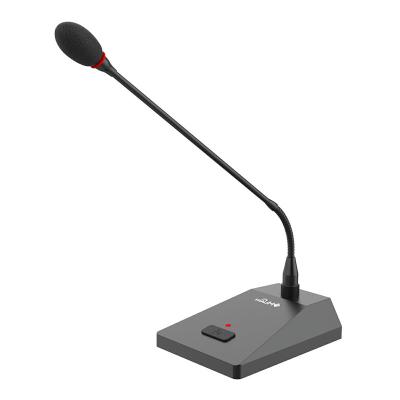 China HUAIN Wired Removable Base 3 Pin Table Condenser Gooseneck Microphone for sale