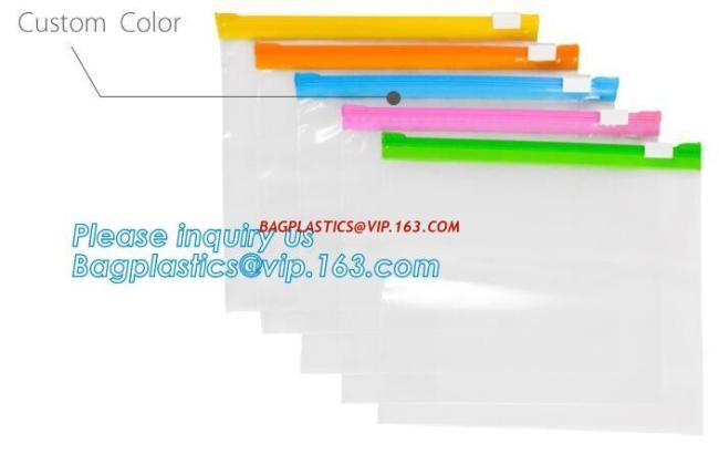 スライダー ジップ ロック式袋のdoypackのzipper/ECOに適するスライダー袋、スライダー袋は食糧、曇らされたジッパーの位置のためのスライダー袋を立てます