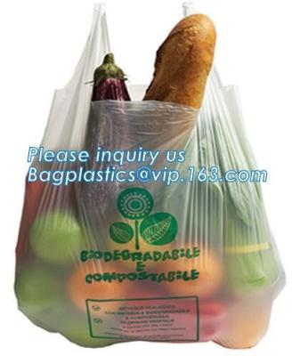 Cina Borse della composta, borse impresse di Liner Compostable Garbage del carrello dei rifiuti alimentari, sacchetti di plastica biodegradabili del commestibile della composta in vendita