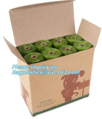 Cina I rifiuti concimabili del cordone del cereale insaccano in scatola dell'erogatore, sacchetti di plastica concimabili biodegradabili su misura del cordone in vendita