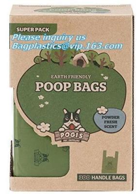 Cina La poppa concimabile insacca il meglio di Amazon che vende la borsa sveglia della poppa del cane del collettore della poppa del cane, plas biodegradabili dei prodotti dei rifornimenti dell'animale domestico in vendita
