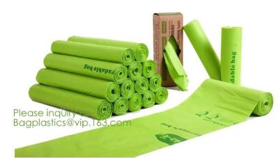 中国 工場直売の生物分解性の合成物はセリウムのFDAの証明書、Compostable再生利用できる明確な多袋の習慣の丸太と袋に入れます 販売のため