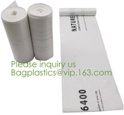 Cina la borsa di plastica biodegradabile concimabile su ordinazione di imballaggio per alimenti dell'amido di mais, maglietta insacca le sedere di plastica concimabili biodegradabili in vendita