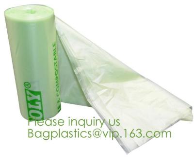 Cina la borsa di plastica biodegradabile concimabile su ordinazione di imballaggio per alimenti dell'amido di mais, maglietta insacca le sedere di plastica concimabili biodegradabili in vendita