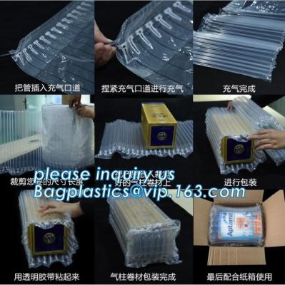 China Wijnluchtkussen verpakking, luchtkussen, u-zak, l-zak, q-zak, dubbele pakzakken, luchtbelzak, mailer, broodje, toner patroonlucht Te koop