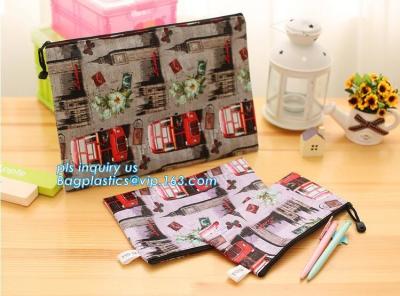 Chine Dossier de tissu du sac A4 pour le sac de dossier de fichier document de papeterie de documents, fermeture éclair de support de poche de dossier de stockage de bureau d'école à vendre