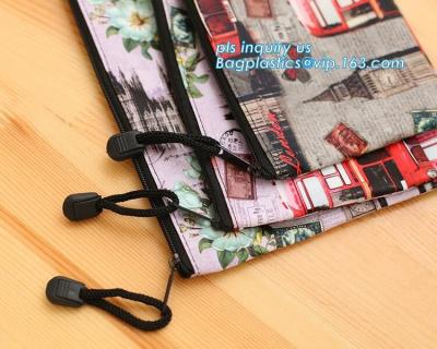 Chine Dossier de tissu du sac A4 pour le sac de dossier de fichier document de papeterie de documents, fermeture éclair de support de poche de dossier de stockage de bureau d'école à vendre