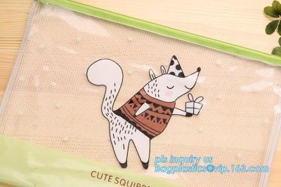 中国 1つのセット メンズ渡航文書袋、a3 a4 a5の4つのサイズはジッパーが付いているポリ塩化ビニールの化粧品袋か網袋を取り除きます 販売のため