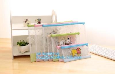 中国 1つのセット メンズ渡航文書袋、a3 a4 a5の4つのサイズはジッパーが付いているポリ塩化ビニールの化粧品袋か網袋を取り除きます 販売のため