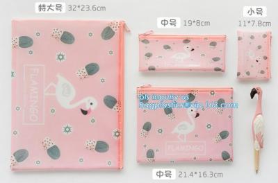 중국 서류철, 촉진 M 정연한 나르는 PVC 문구용품 파일 부대, 지플락 문구용품 문서 파일 Nu를 위한 순수한 주머니를 그물에 걸리십시오 판매용