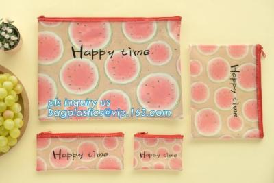 중국 서류철, 촉진 M 정연한 나르는 PVC 문구용품 파일 부대, 지플락 문구용품 문서 파일 Nu를 위한 순수한 주머니를 그물에 걸리십시오 판매용