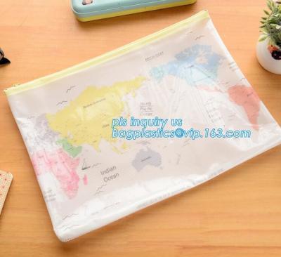 Chine Sac promotionnel d'emballage de glisseur de PVC, sac de tirette de pe/sac document de tirette/sac dossier de tirette, Ba de document de dossier de sac de maille à vendre