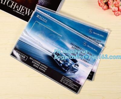 Chine Poche de sac de maille de holer de sac de dossier de sac de document d'unité centrale de TAILLE d'A5 A4 avec la tirette, dossier imperméable de tirette de taille de la maille a4 de fibre à vendre