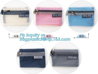 Chine Sac carriable expansible du document a4 avec le cintre, couverture de dossier de taille de la poche a4 b4 de maille de PVC EVA, maille PO de PVC de Baqg de dossier à vendre