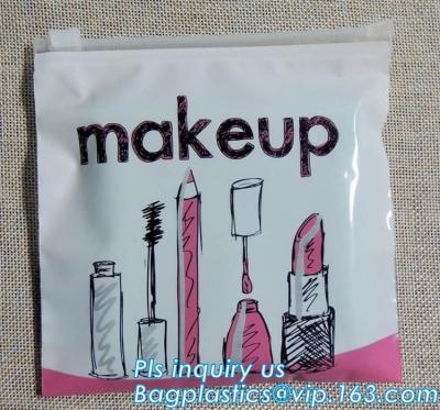 China saco do biquini do pvc da roupa do armazenamento da embalagem do zíper do slider, sacos reusáveis plásticos populares relativos à promoção do zíper do slider, fecho de correr, à venda