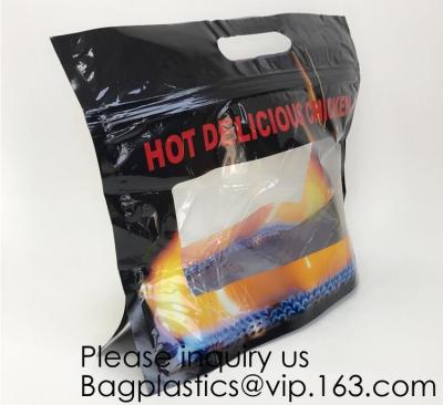 China Bolsa inferior plana de la cremallera del plástico transparente para los bolsos de la comida del embalaje del bocado para el arroz que empaqueta, soporte reutilizable encima de los bolsos de la comida, polivinílicos en venta