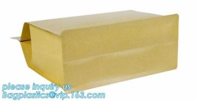 중국 명확한 창을 가진 kraft 지플락 종이 봉지를, resealable 지퍼 위로 서 있습니다 명확한 창 갈색 kraft 종이 봉지 BAGEAS를 위로 서 있으십시오 판매용