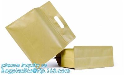 중국 명확한 창을 가진 kraft 지플락 종이 봉지를, resealable 지퍼 위로 서 있습니다 명확한 창 갈색 kraft 종이 봉지 BAGEAS를 위로 서 있으십시오 판매용