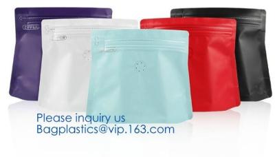 Китай Biodegradable влагостойкое покрытое алюминием Kraft bagease сумок кофейного зерна standup квадрата фольги плоское нижнее нижнее упаковывая продается