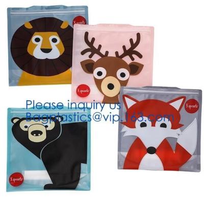 China Biologisch abbaubare BPA geben Imbiss-luftdichter Nahrungsmittelgrad-wasserundurchlässiger frischer großer Gefrierschrank-wiederverwendbare Silikon-Lebensmittelkonservierung Stora frei zu verkaufen