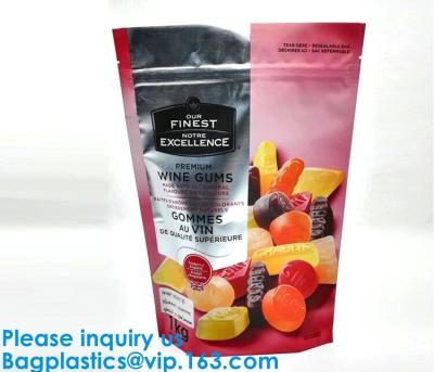 中国 食糧、ジッパーが付いている側面のガセット袋の平底の正方形の底側面のガセット袋のための平底の袋/箱の袋 販売のため