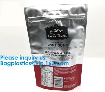 中国 食糧、ジッパーが付いている側面のガセット袋の平底の正方形の底側面のガセット袋のための平底の袋/箱の袋 販売のため