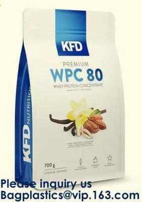 China Kraftpapier stehen oben Beutel stehen klar oben Beutel, Jutefaser-, denblick oben die gestreiften Beutel stehen oben Beutel mit rechteckigem Fenster stehen zu verkaufen