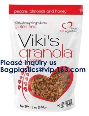 中国 弁が付いている平底の袋正常なジッパーが付いている小型のジッパーおよび弁の平底の袋が付いているジッパーの平底の袋無し 販売のため