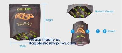 中国 弁が付いている平底の袋正常なジッパーが付いている小型のジッパーおよび弁の平底の袋が付いているジッパーの平底の袋無し 販売のため