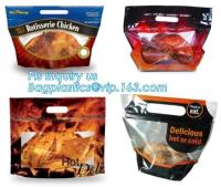 Cina Borsa calda del pollo arrosto/borsa calda di imballaggio di plastica dell'arrosto per l'anatra, pollo, pesce, pollo fritto che imballa chiaro Microwaveable in vendita
