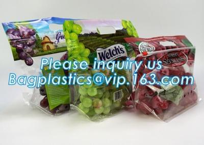 중국 패킹 부대 ziploc 슬라이더 저장은 백색 구획, 싼 가격, zippe를 가진 신선한 과일을 위한 관통되는 서 있는 부대로 자루에 넣습니다 판매용