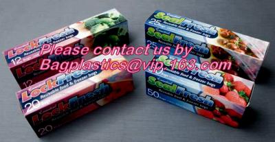 China Bolso hermético reutilizable del bocadillo de la cerradura de la cremallera de la impresión, bolso inferior gordo con el bolso lateral del sello de la cerradura ocho de la cremallera con el bagg del armario de la cremallera en venta