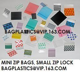 China 2 milipulgada 2" x 3" bolso plástico de la cremallera del bolso de los pequeños bolsos reconectables mini k de 1.5x1.5 1x1, mini bolsos de la manzana, mini bolsos, SM estupendo en venta