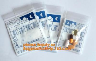 China Bolso del espécimen del laboratorio del grado médico, bolso médico del espécimen del bolso Zip-lock del Biohazard, bolsos reconectables con el Biohazard Symbo en venta