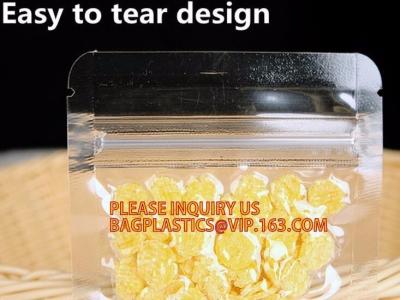 China stand up custom zip lock tea paper bag with zipper, reusable snack sandwich plastic zip lock bag bag, Self Resealable Po for sale