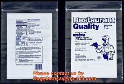 China bolso resistente de la cerradura de la cremallera del papel de Kraft del arroz del ultramarinos del marrón de la categoría alimenticia de agua, pequeño que se puede volver a sellar amistoso de Eco a la comida plana grande en venta