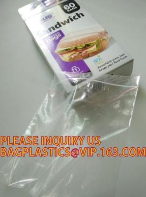 China Pas Resealable Plastic Duidelijke Polyzak van de de douaneritssluiting van k Baggies, LDPE HDPE CPE PPE Plastic de Schuifritssluiting van pvc aan Te koop