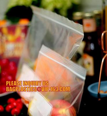 China Recloseable k PE empaqueta la bolsa clara de la medicina del LDPE del bolso material PE de la cremallera, cremallera de doble vía resistente pac del LDPE en venta